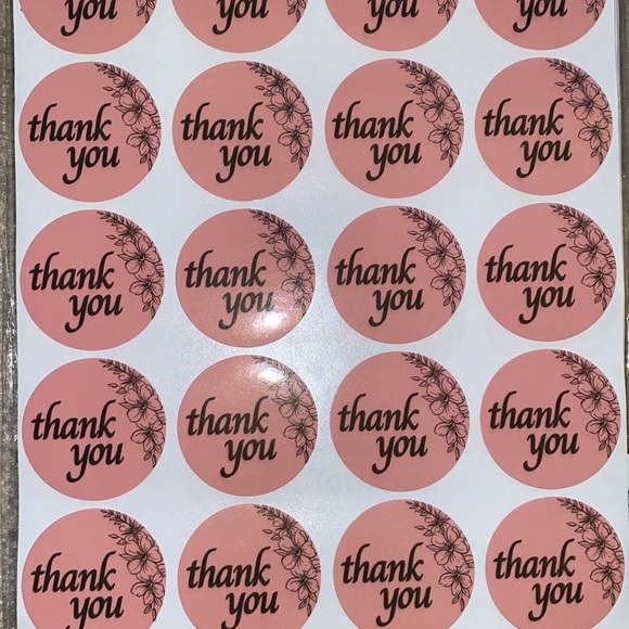 Office | 50 Large Thank You Stickers 15 | Poshmark